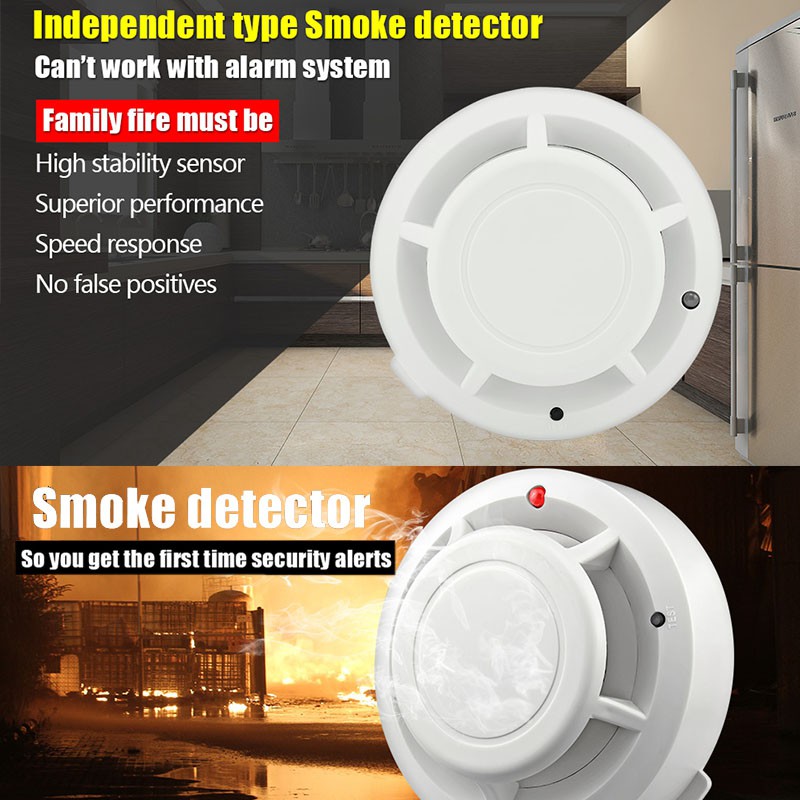 Fire Smoke Photoelectric Sensitive Sensor Detector Smoke AlarmTester ...