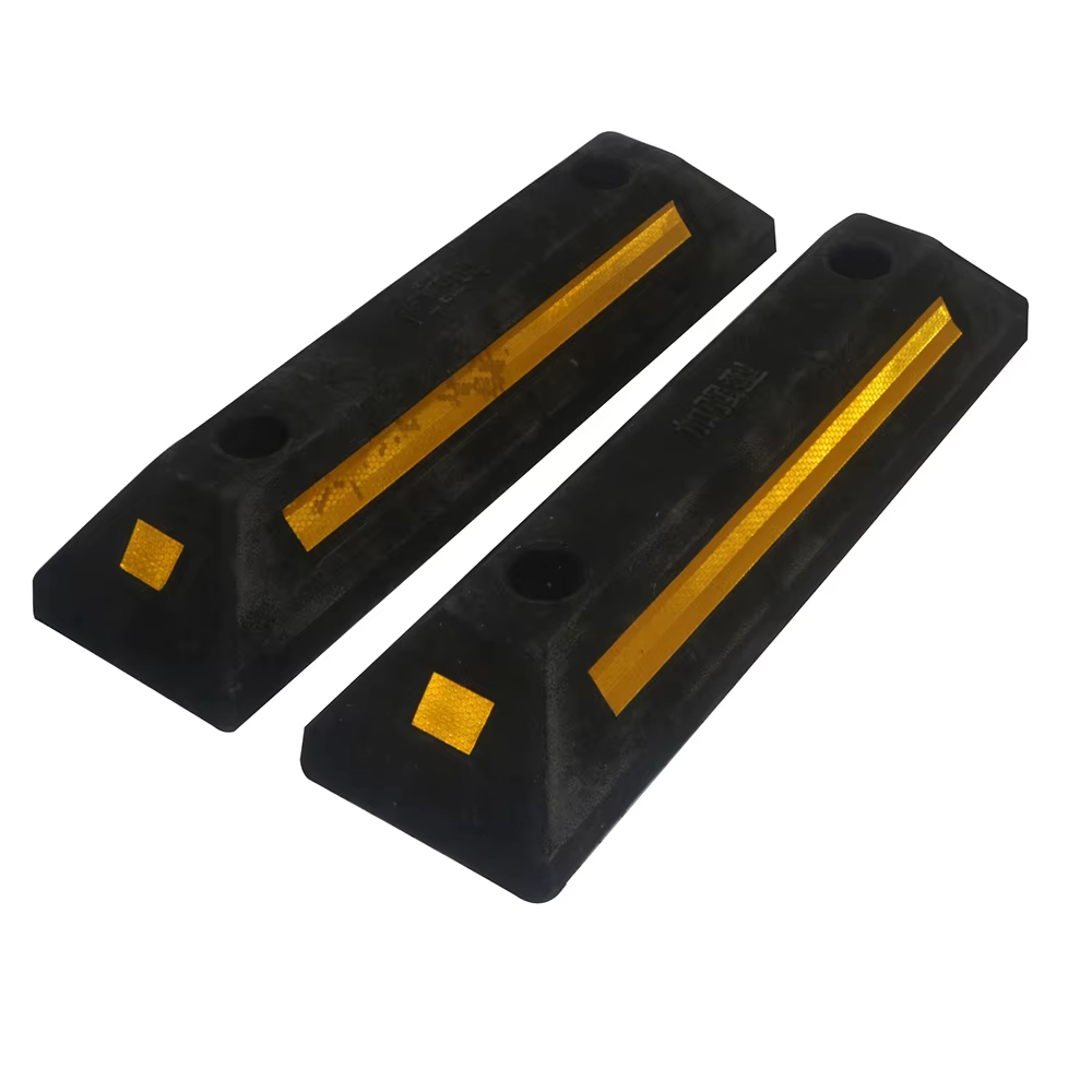 2Pcs wheel block parking lot ground tire block international standard ...