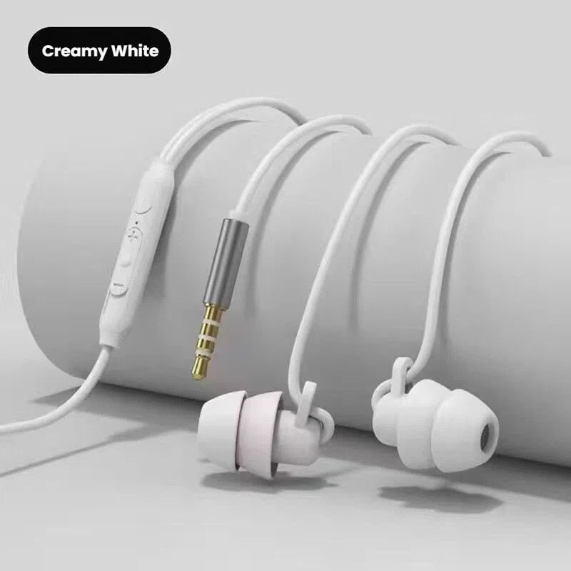 Sleep Noise Cancelling Wired Earphones 3.5mm/Type-C ASMR Dual Earbud ...