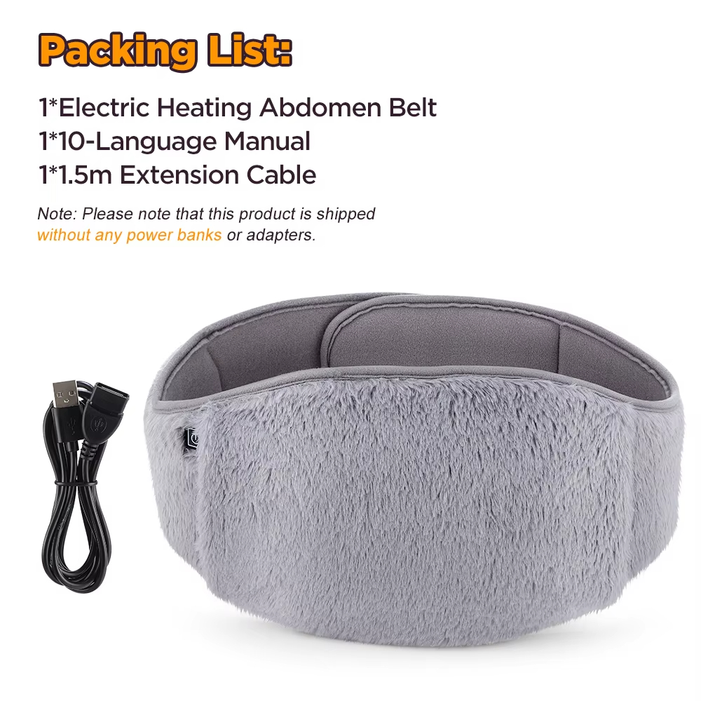 Electric Heating Belt USB Hand Warmer Winter Heater Waist Warmers Hot ...