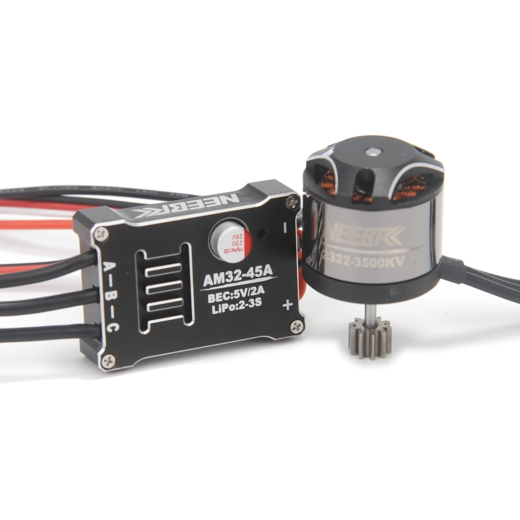 2322 3500KV Outrunner Brushless Motor AM32 45A Brushless ESC 7CH ...