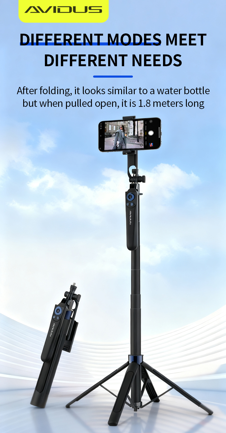 AVIDUS R30 Selfie Stick Quadruped Gimbal Stabilizer Camera Wireless ...