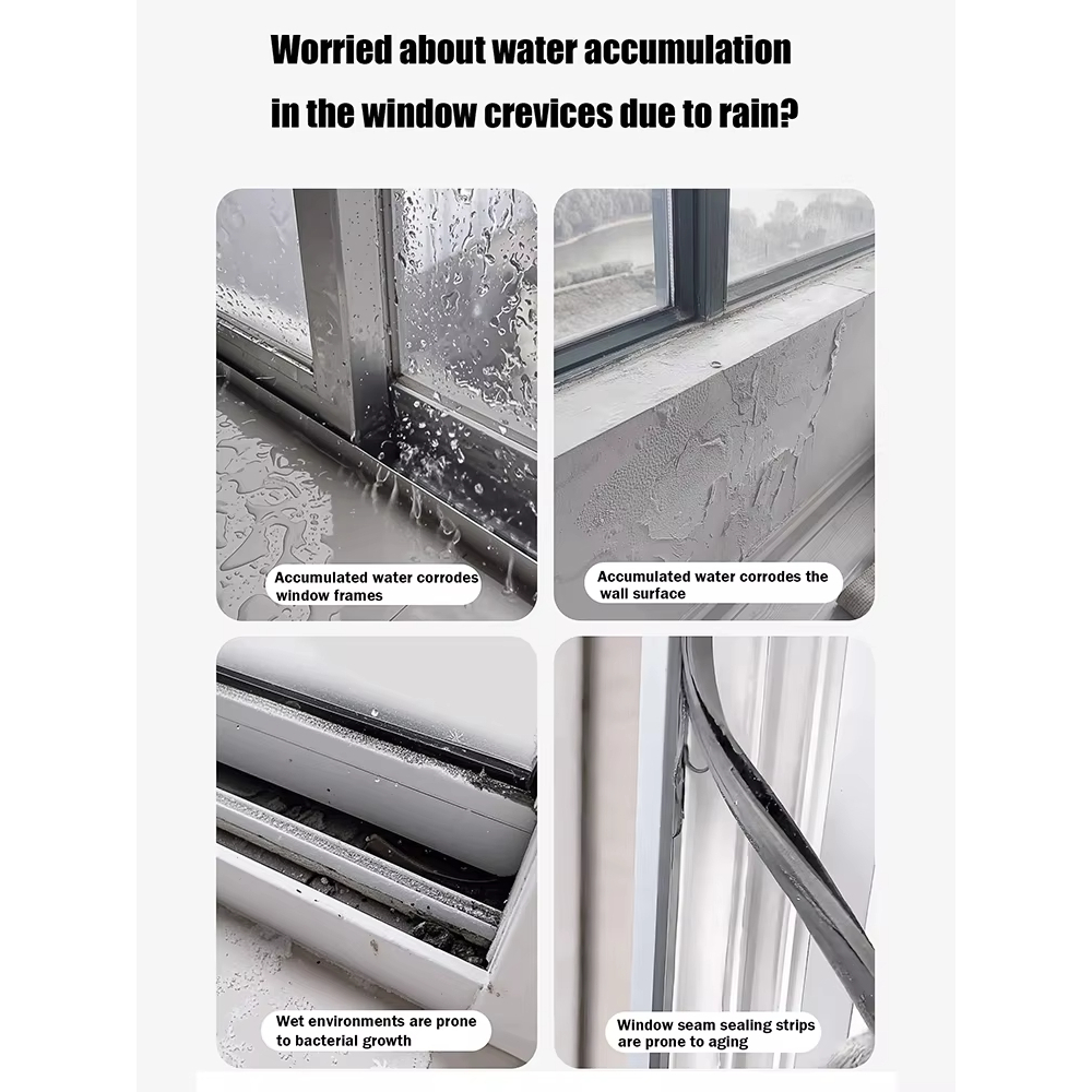 Window water blocking bar Window Seals home window rain Flashing board ...