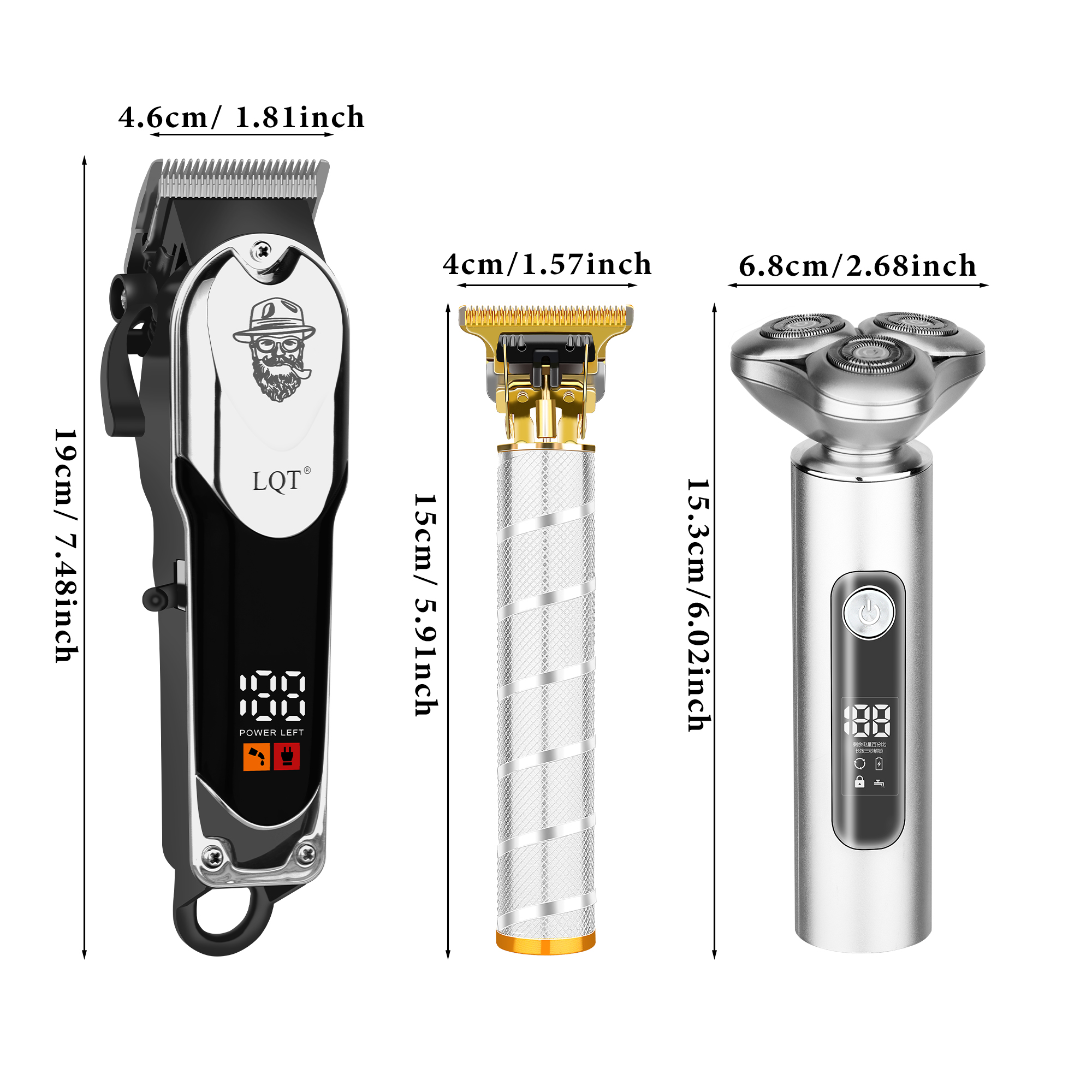 LQT Electric Hairdressing set/Men's Professional beauty and hair care ...