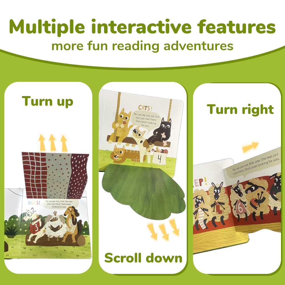 BEAR TALE Kids Lift-the-Flap Counting Book One Little Lost Chicken ...