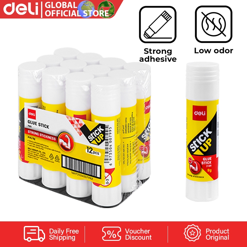 Deli PVA Solid Glue Stick Handmade Solid Glue School Office Supplies ...