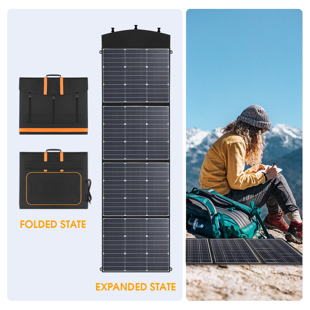 NSS Solar Panel Portable Emergency Outdoor Foldable Solar Panel Power ...