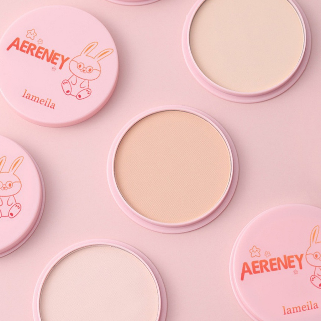 【BUY 1 TAKE 1】Lameila Makeup Powder Cake Long Lasting Waterproof Light ...
