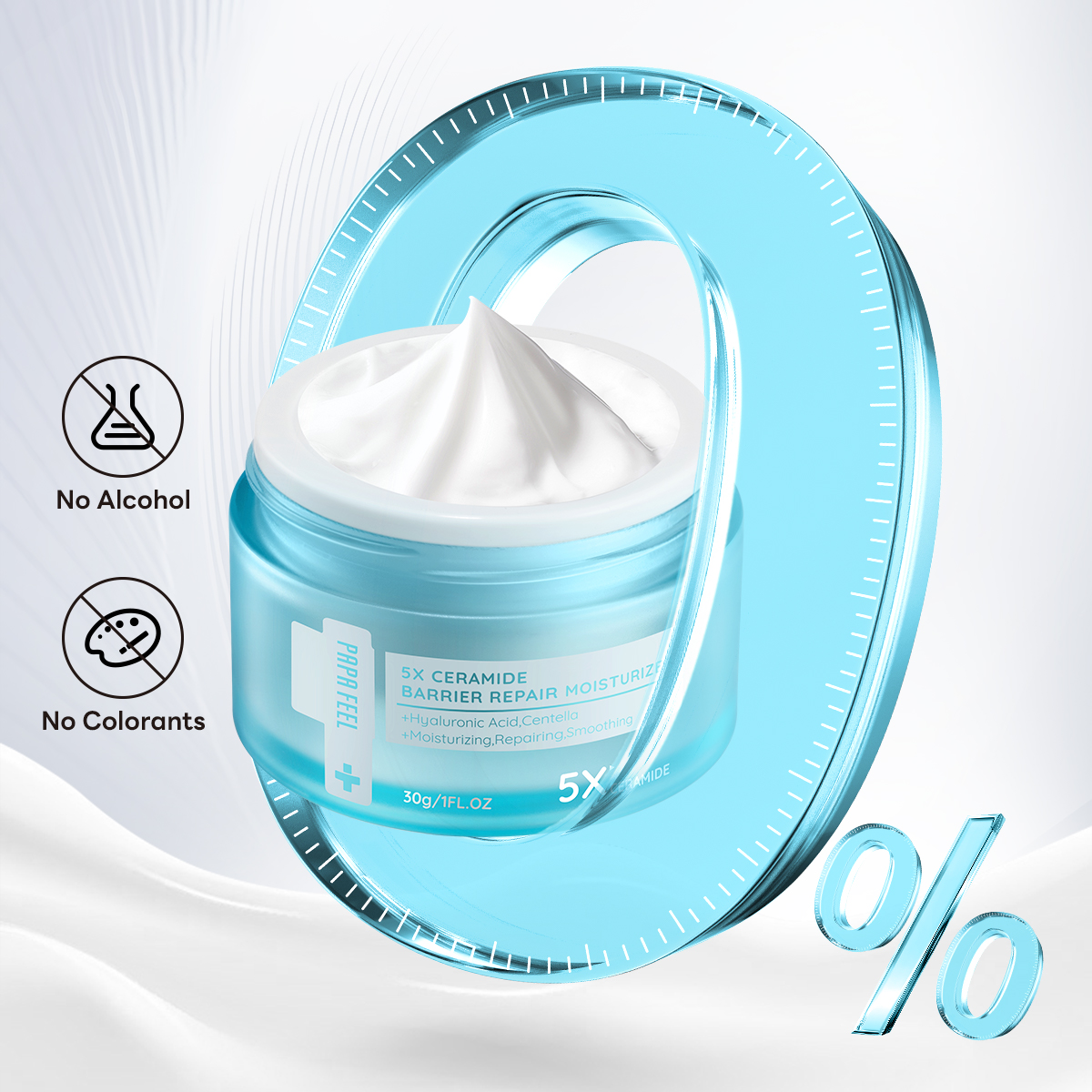 PAPA FEEL 5X Ceramide Repair Barrier Moisturizer 30g | Redness Skin ...