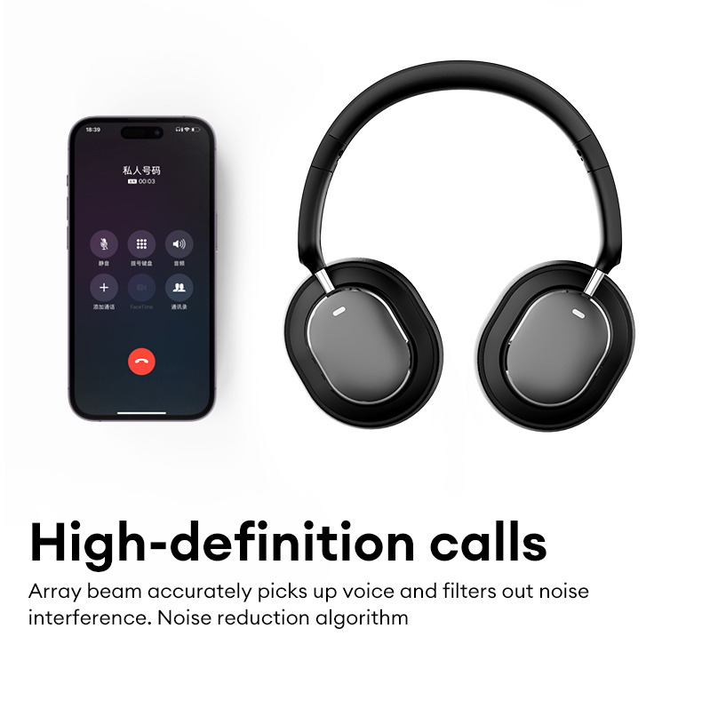 PHILIPS TAH5519 Wireless ANC Headphones Bluetooth Earphone Up to 45 ...