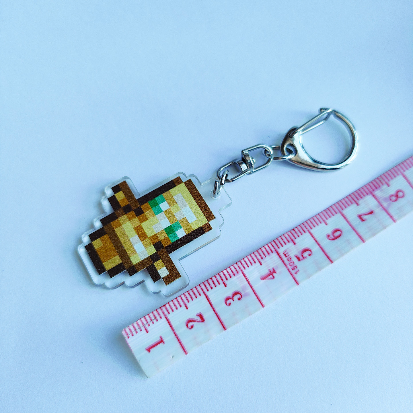 Minecraft Peripheral Keychain - MC Totem of Undying, Diamond Sword ...