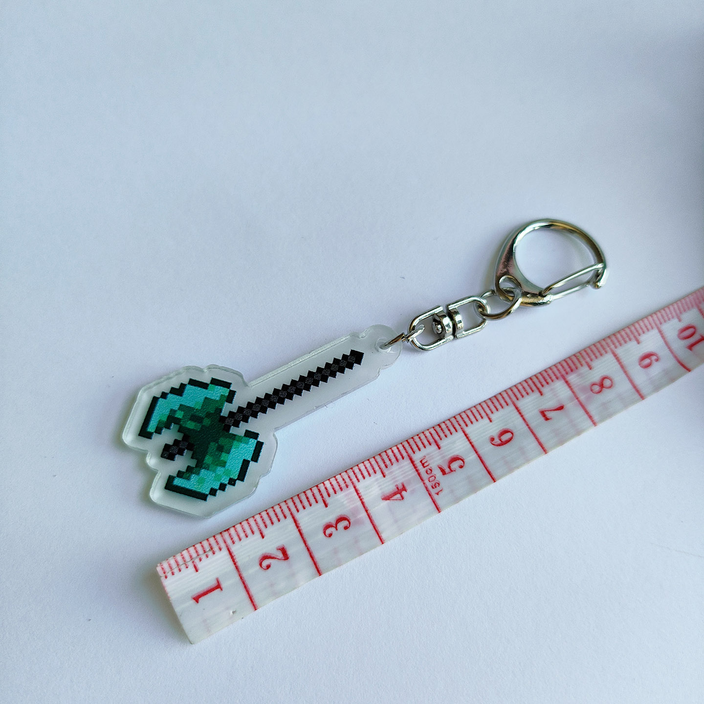 Minecraft Peripheral Keychain - MC Totem of Undying, Diamond Sword ...