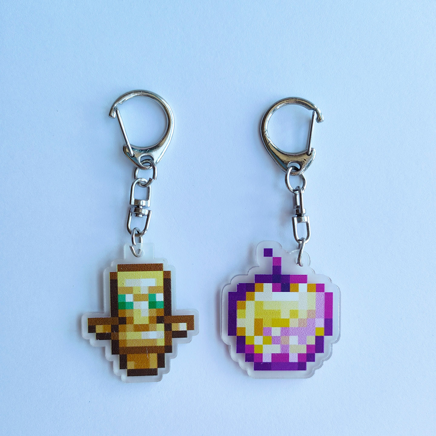 Minecraft Peripheral Keychain - MC Totem of Undying, Diamond Sword ...