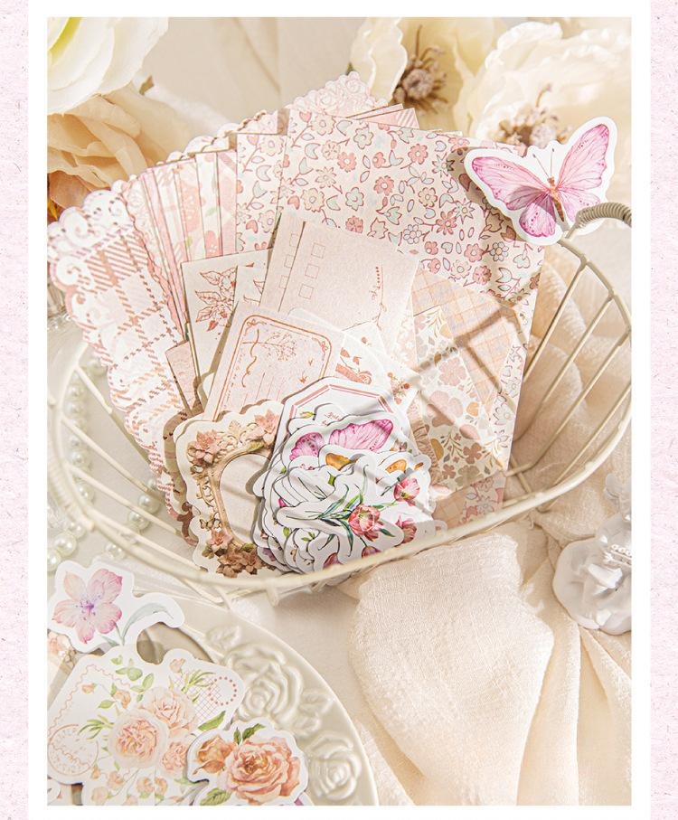 Mr. Paper Vintage Mixed Media Embellishment Kit 100pcs LaserCut Lace ...