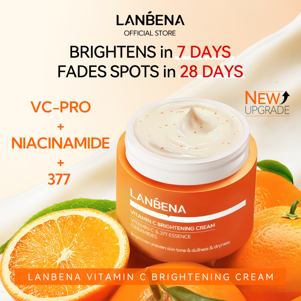 LANBENA Moisturizer Facial Cream Vitamin C Whitening Cream Retinol Day ...