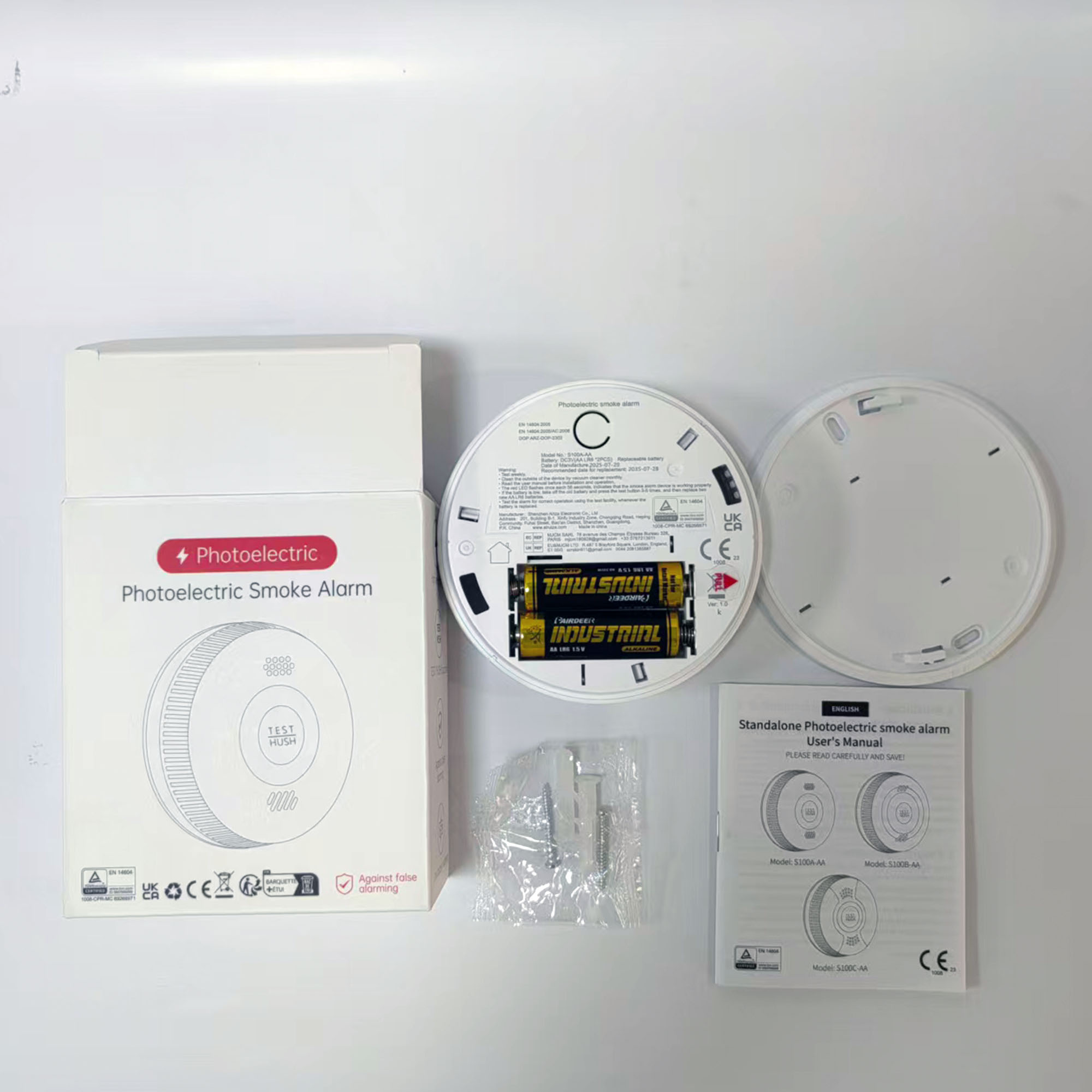 Smoke Alarm Indoor Fire Detection Alarm Independent Smoke Alarm ...