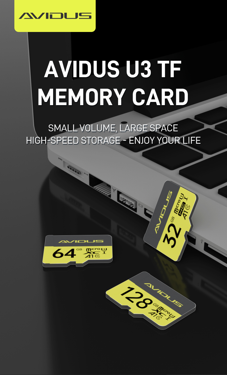 V380 PRO x AVIDUS Original Micro SD Card 16GB 32GB 64GB 128GB A1 High ...