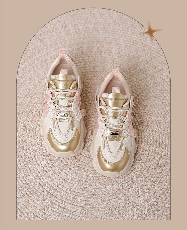 DUSTO Shoes for Women Platform Shoes Heightening Sneakers DW25Q0741A ...