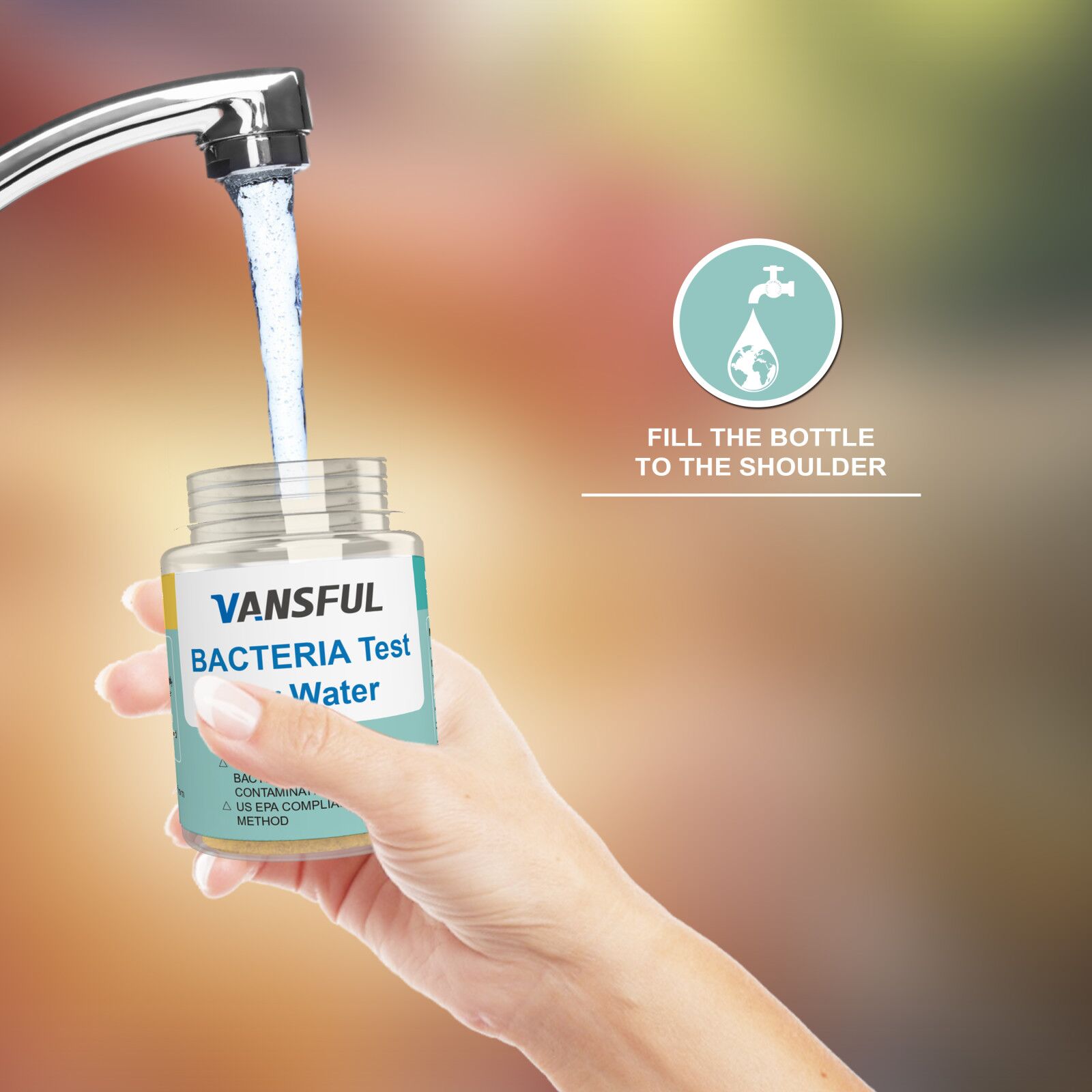 100 Strips 16in1 Water Test Kits Plus 2 Barrels Bacteria E Coli Powder ...