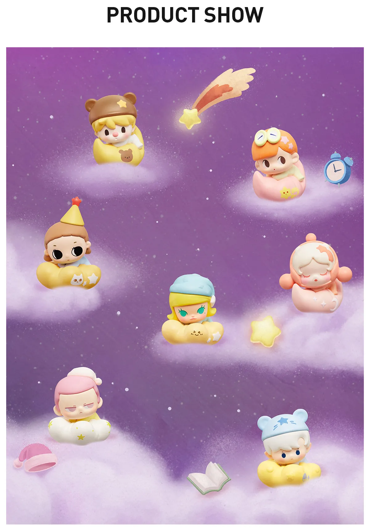 POPMART POP BEAN Goodnight Night Sky Series Blind Box (1 PC Per Pack ...