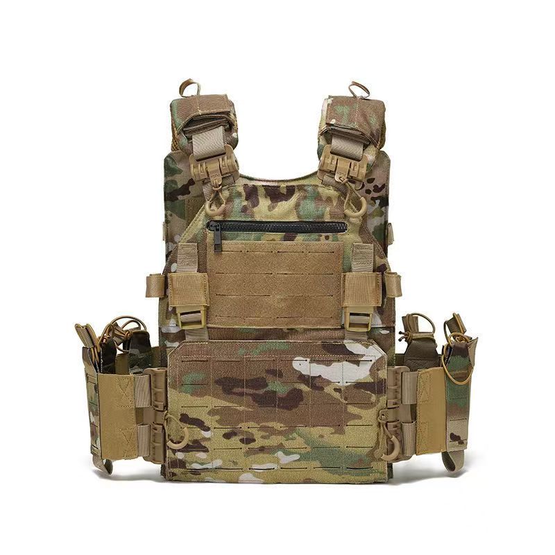 6094 Tactical Vest Set Laser-Cut MOLLE Plate Carrier | Choose 1/2/3 ...