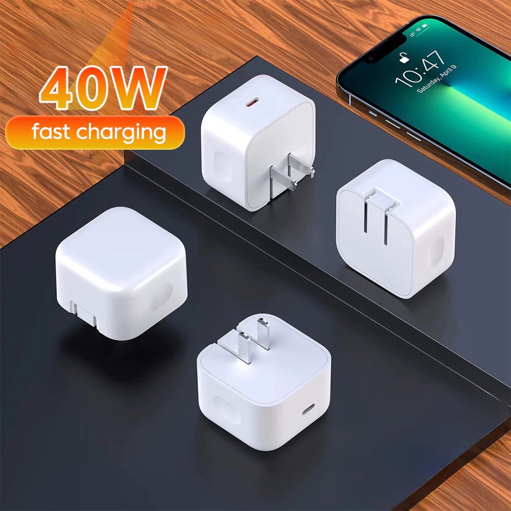 40W Fast Charger USB C PD Fast Charging Adapter for 17 16 15 14 13 12 ...
