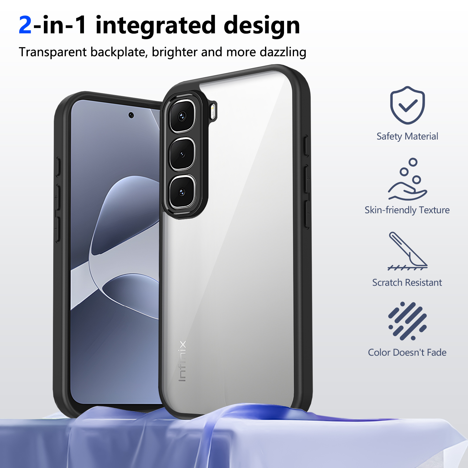 Hard Case For Infinix Hot 60 5G+ 60i 60 Pro+ Plus 60 FREE FIRE Magnetic ...