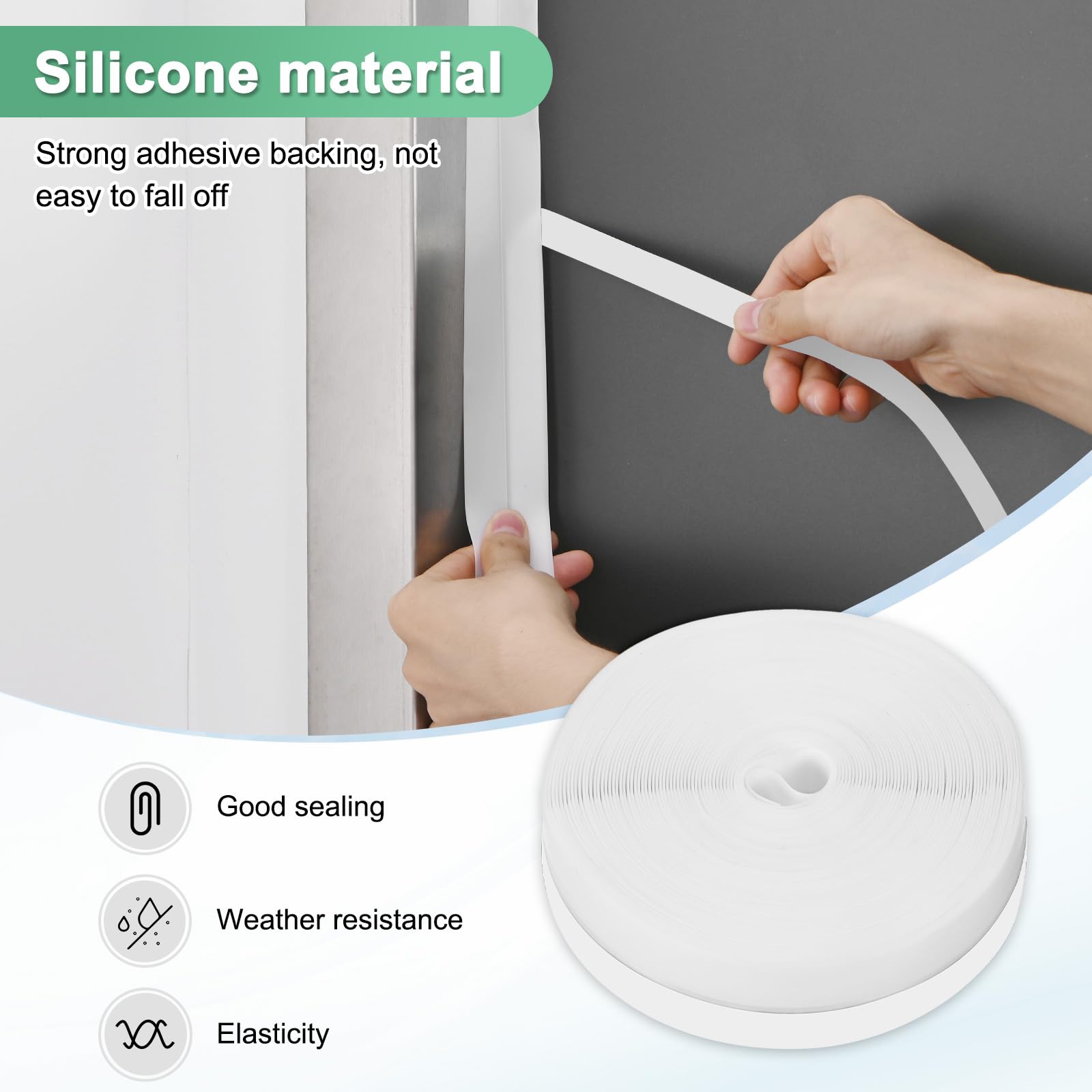 PVC Door Gap Sealer Dust Blocker Aircon Gap Stopper 35MM 1 Meter 1ROLL ...