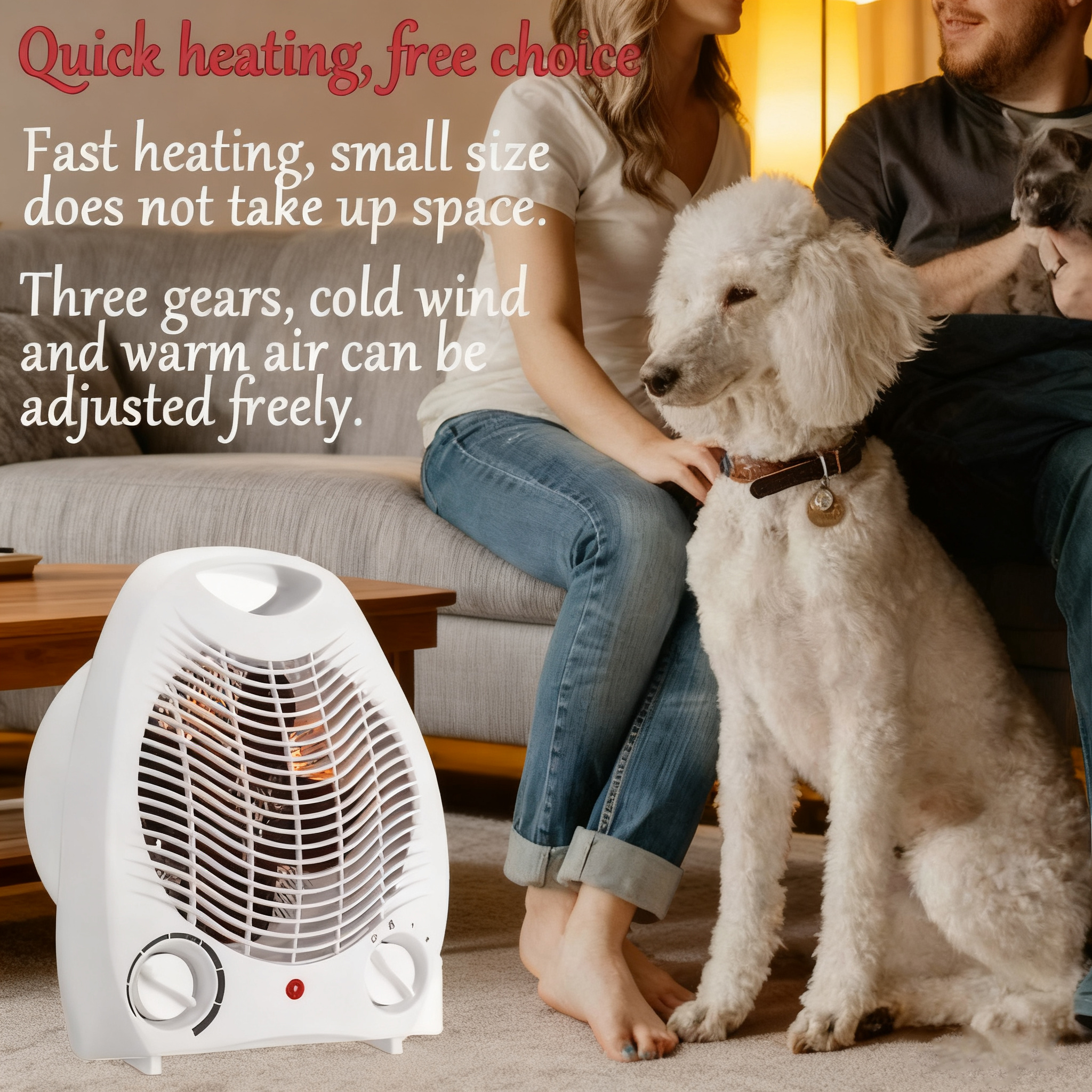 2-in-1 Heater & Cooler with Constant Temperature Control Electric ...
