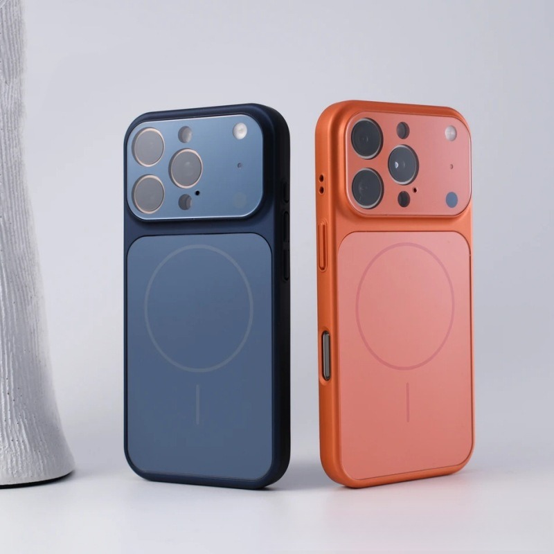 Magnetic Camera Protection Phone Case For iPhone 17 lookalike 16 15 14 ...