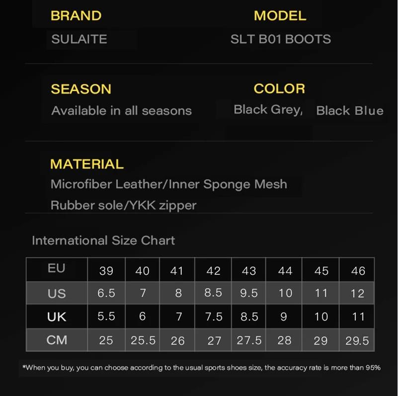 SULAITE Motorcycle Riding Shoes Off-Road Rider Motorcycle Boots Spring ...