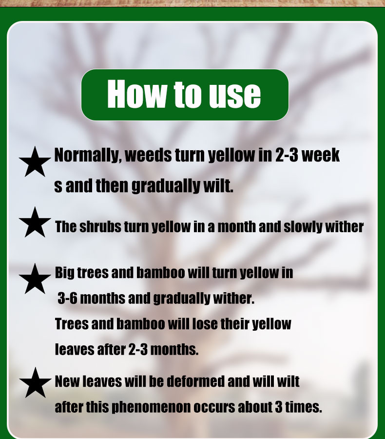 Buy 1 Take 1 ！！！Effects Fast 1000G Herbicide grass killer to kill tree ...