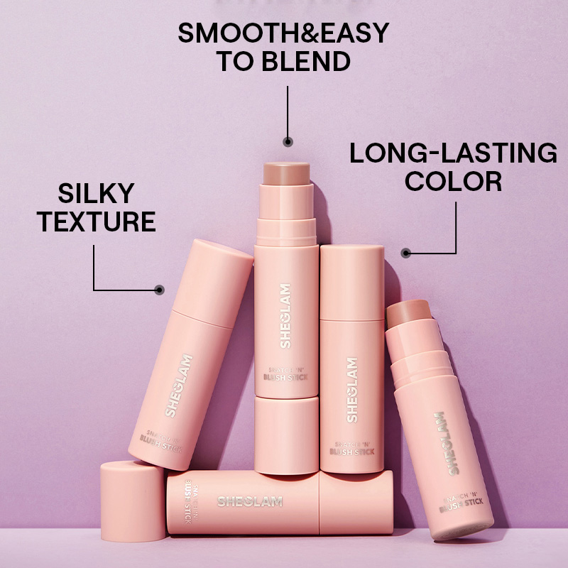 SHEGLAM Snatch 'n' Blush Stick- Cream Blush Waterproof Long Lasting ...