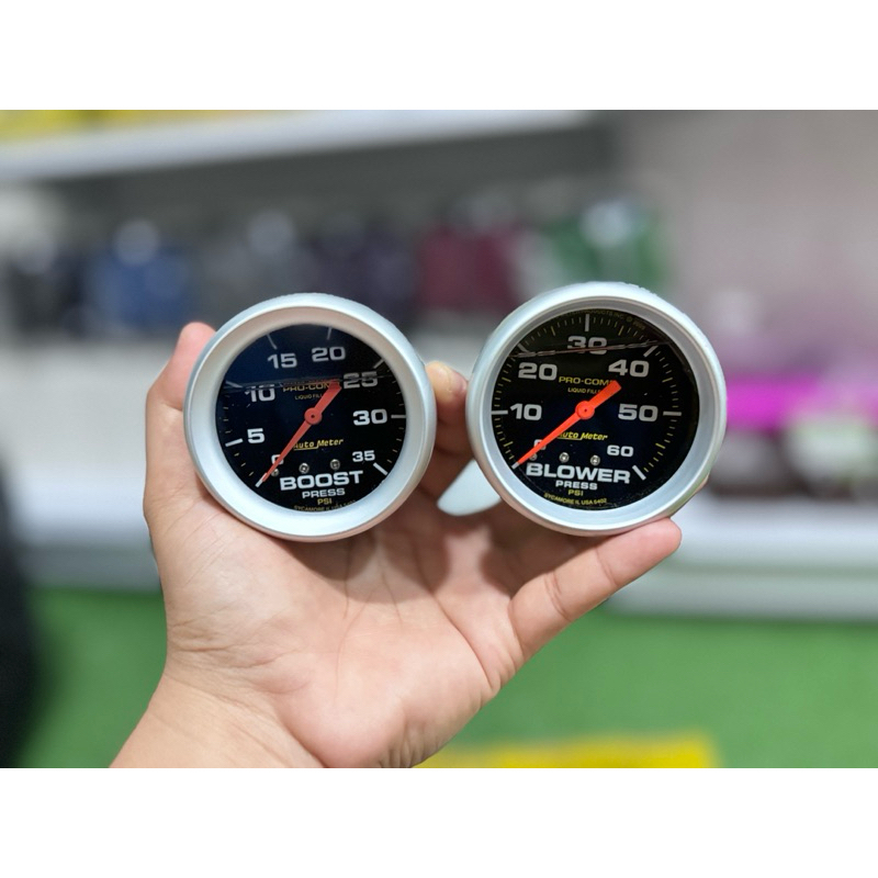 Auto Meter Boost Blower Meter 35PSI / 60PSI – Universal 4x4 Diesel ...