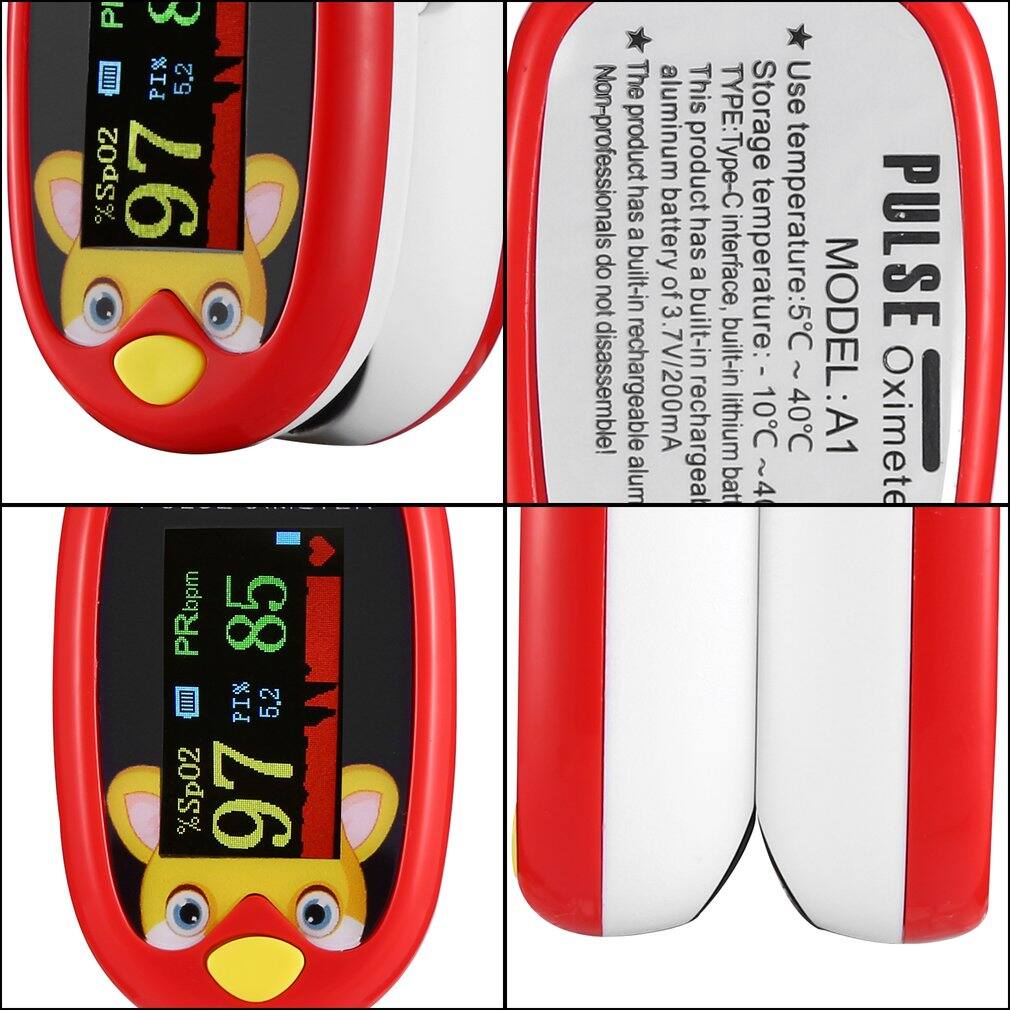 Baby Finger Infant Pulse Oximeter Pediatric Blood Oxygen Saturation ...