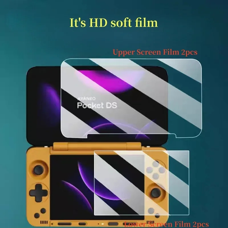 For AYANEO Pocket DS Dual Screen Game Console Screen Film Anti-scratch ...