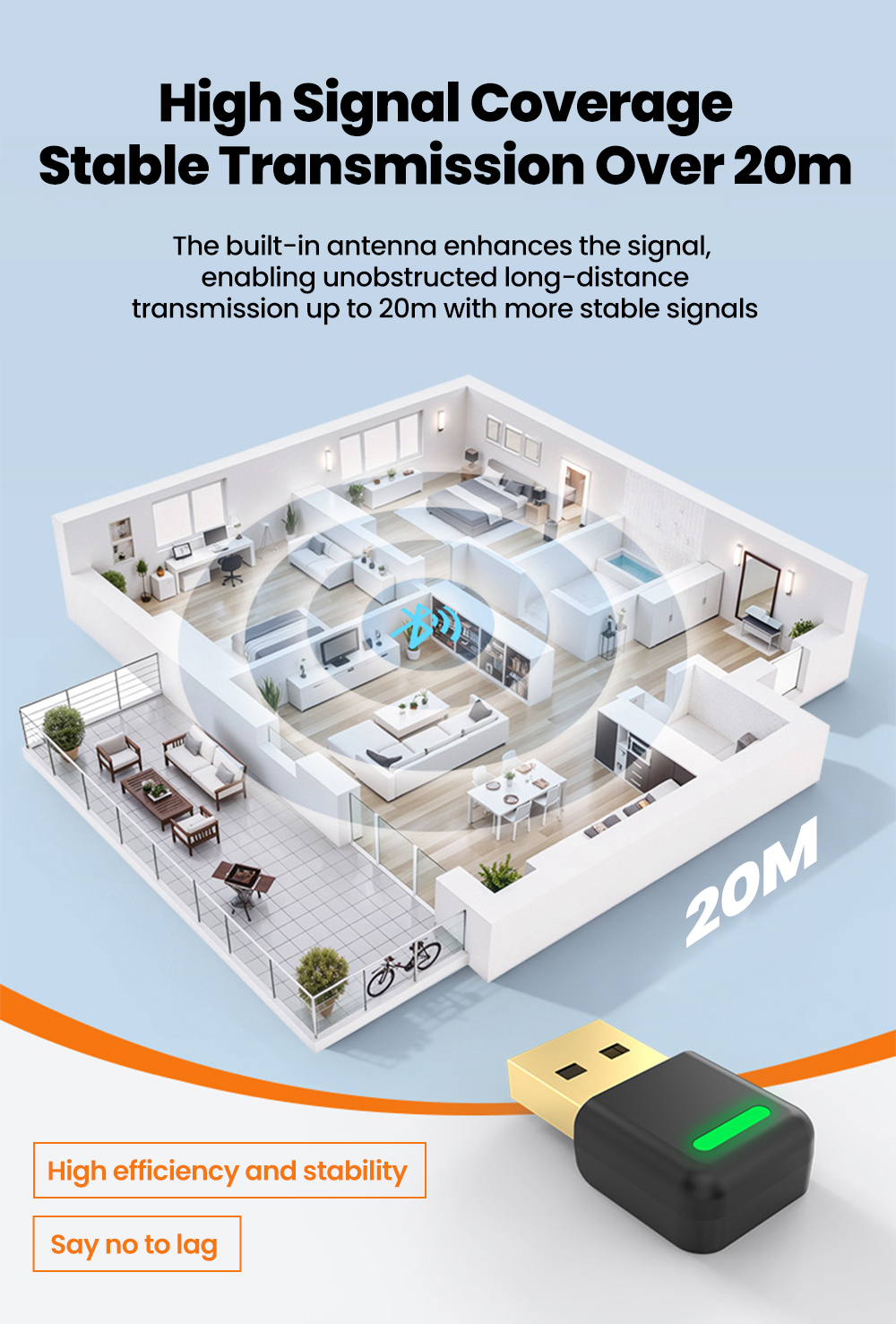 Bluetooth Adapter 6.0 Driver Free USB Desktop Computer Wireless ...