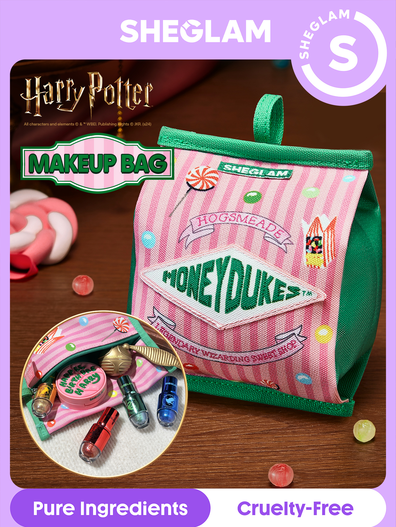 Harry Potter™ 丨 SHEGLAM Sweet Shop Makeup Bag | Shopee Philippines