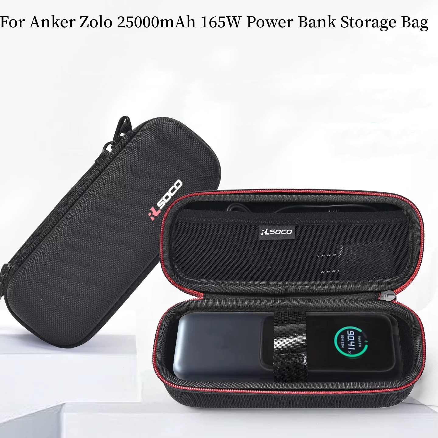 Hard Carrying Case Power Bank Travel Box Storage Bag for Anker Zolo ...