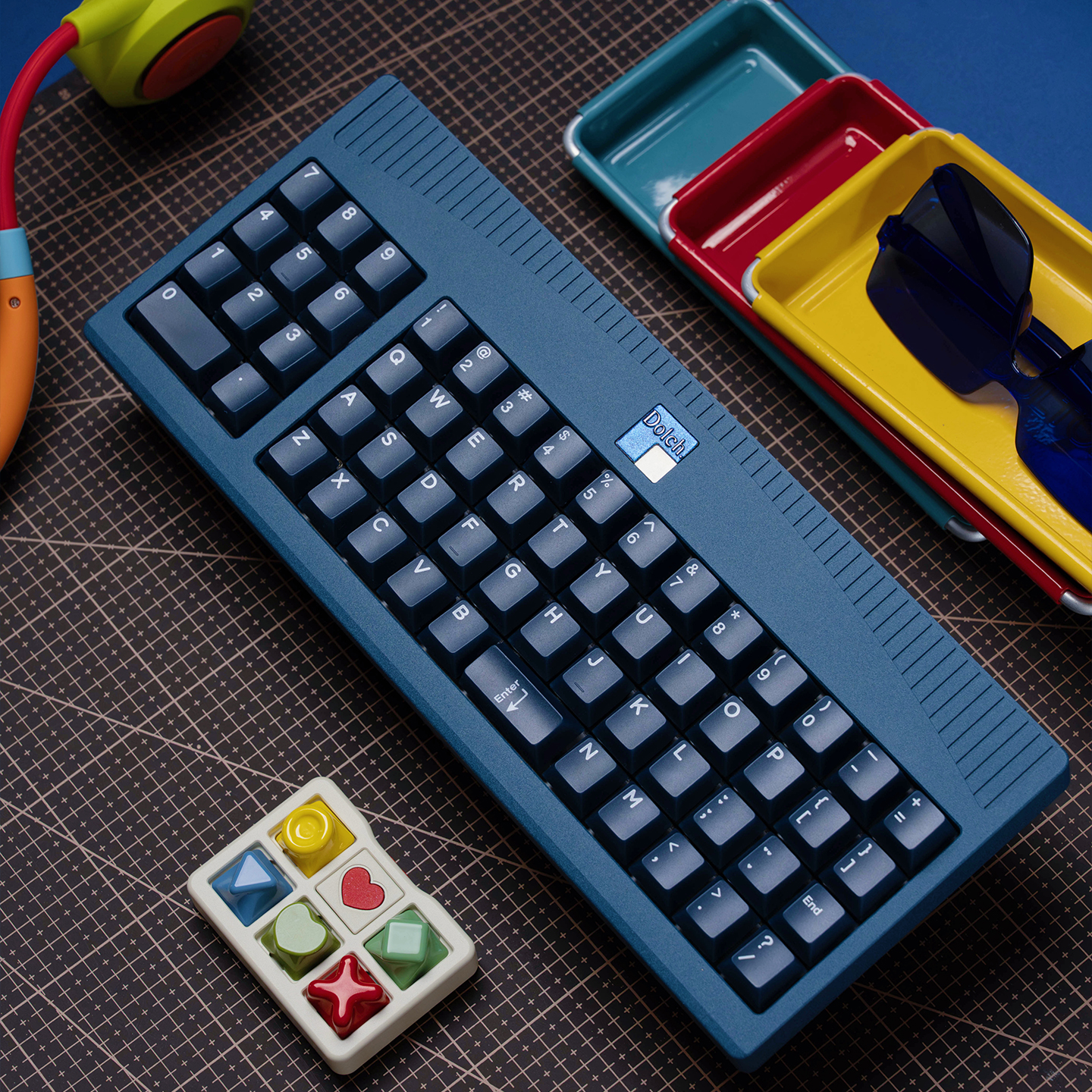 Yongqiu Multicolor Fog Transparent Keycaps with Numberpad Cherry ...