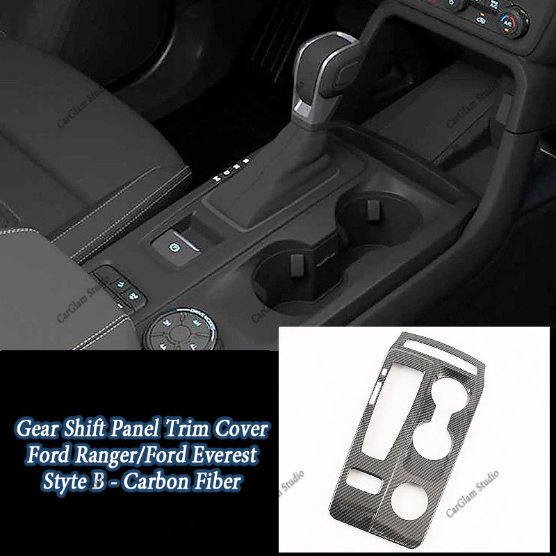 Ford Ranger/Everest 2022/2023/2024/2025/2026 Carbon Fiber Gear Shift ...