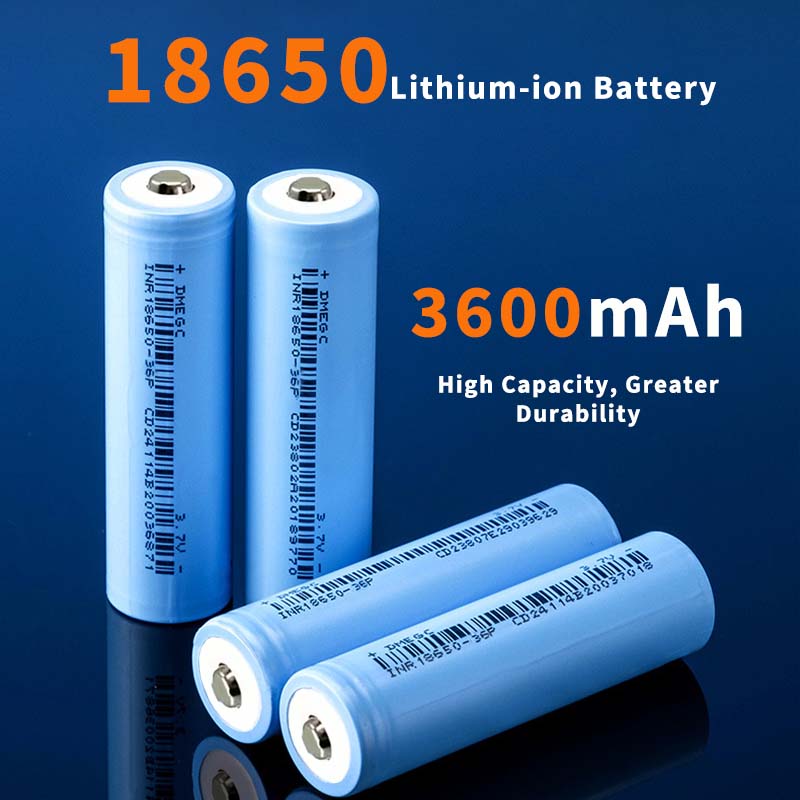 Original Rechargeable Battery 18650 3600mAh 3.7V 30A Pointed top ...