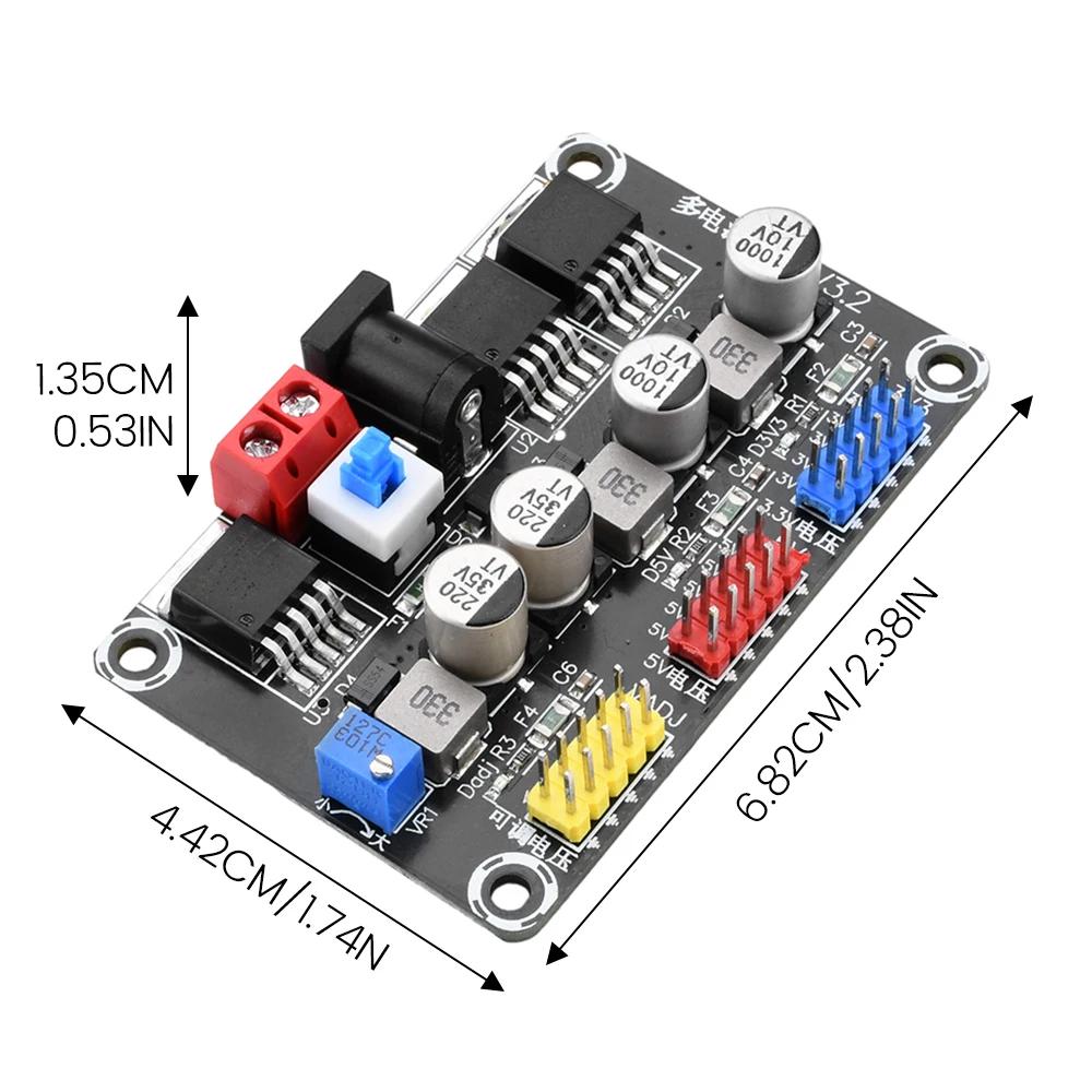 DC 3.3V DC 5V Adjustable Voltage Regulator Power Supply Module LM2596 ...