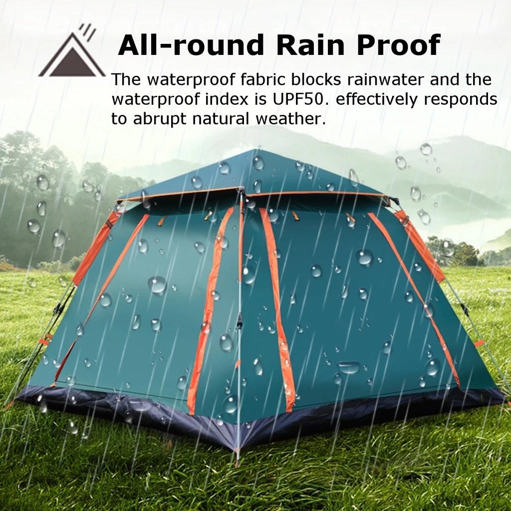 Quick Setup Double Layer Design Automatic Tent Waterproof Double Layer ...