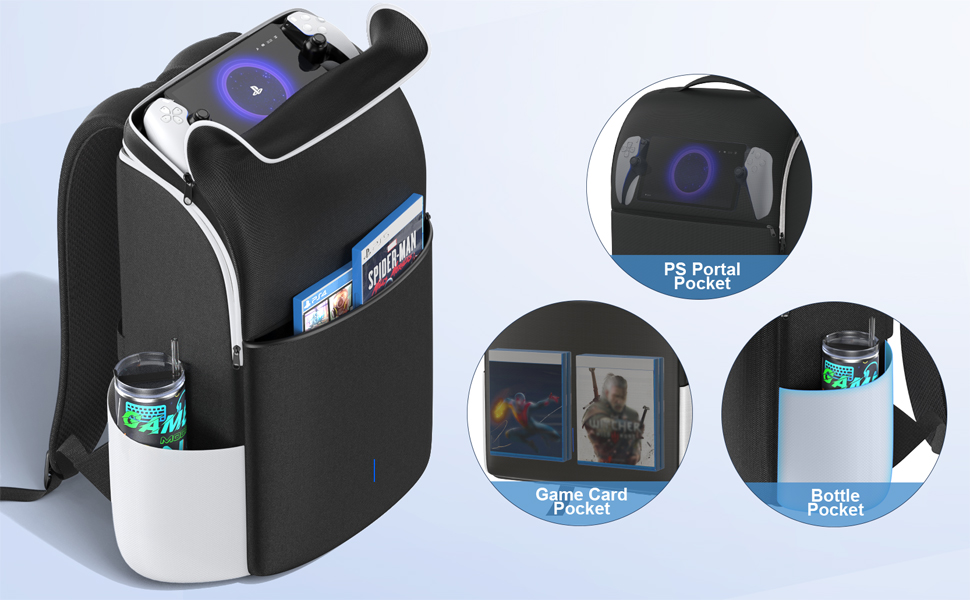 New Backpack for PS5/ Slim/ Pro Console, Full Protection PS5 Carrying ...