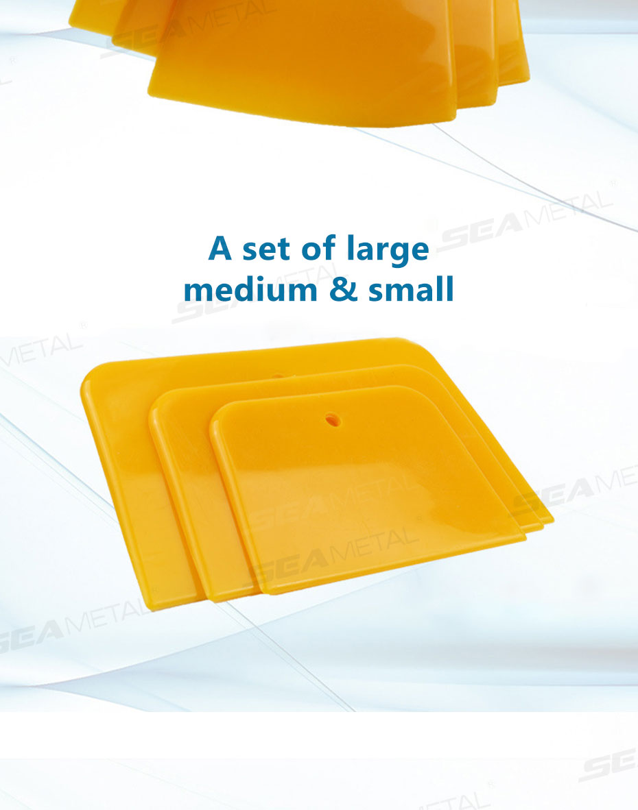 SEAMETAL Car Body Filler Spreader 4/5/6 Inch Reusable Soft Scraper ...