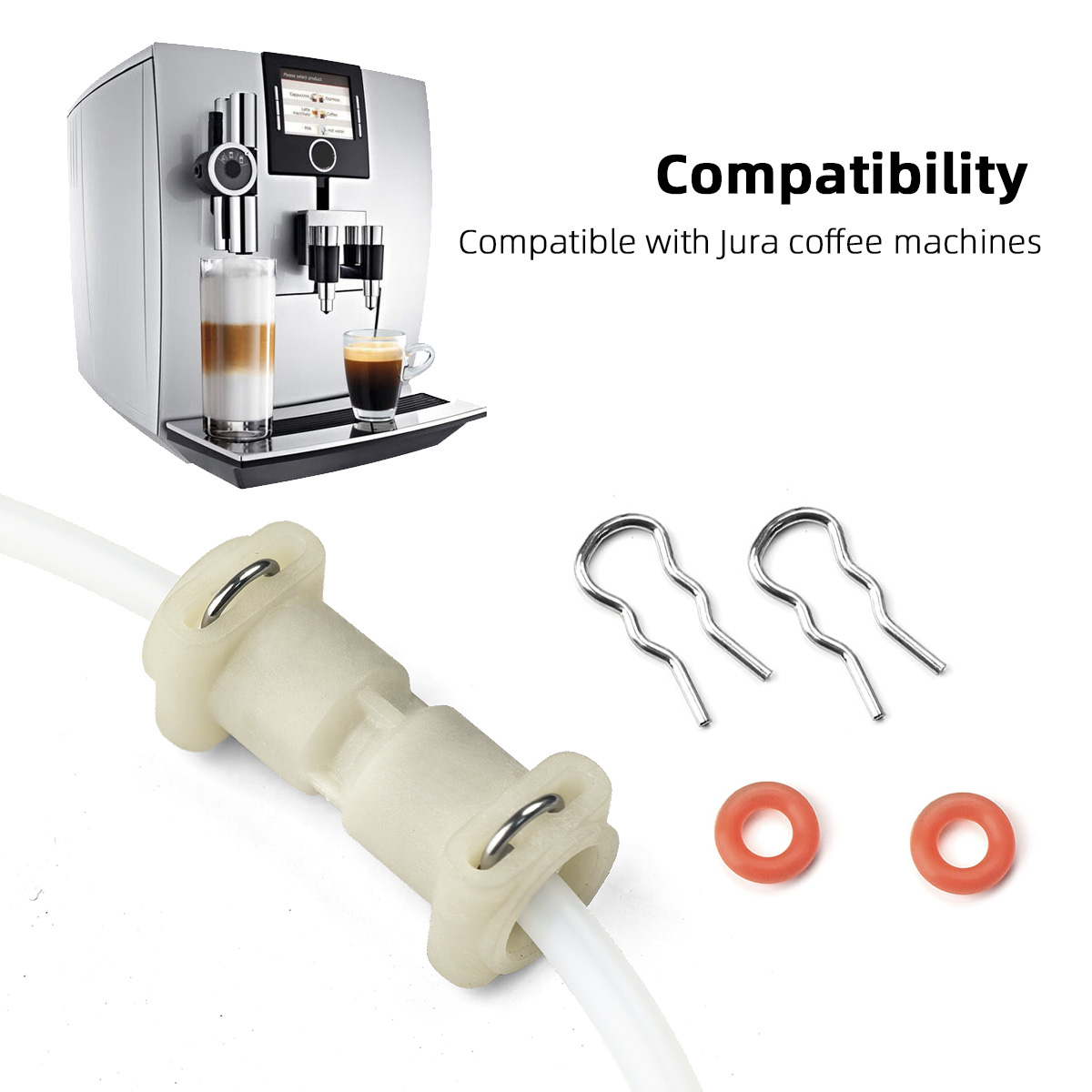 Jura Coffee Machine I-Shaped Thermoblock Connector, Compatible with C E ...