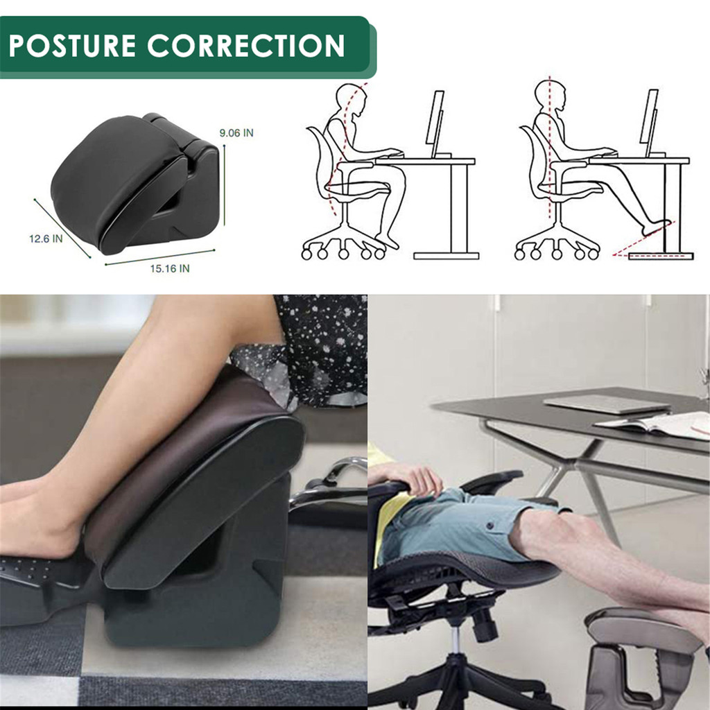 ⭐️Best Quality⭐️ Adjustable Footrest with Footrest & Cushion,Ergonomic ...