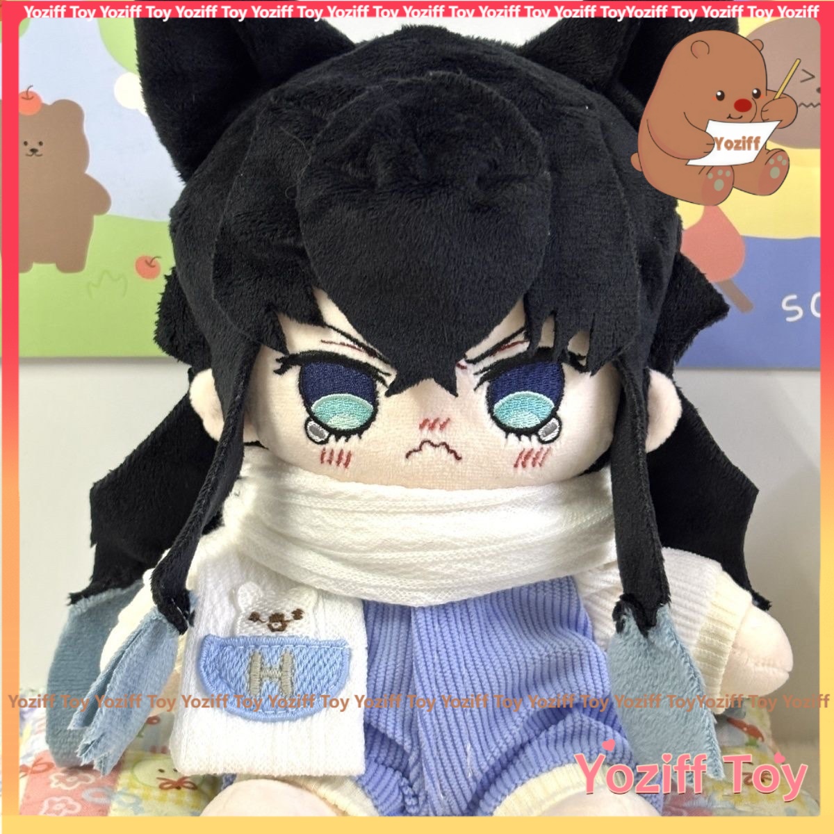 20cm Demon Slayer Tokitou Muichirou Tomioka Giyuu Kamado Tanjirou Plush ...