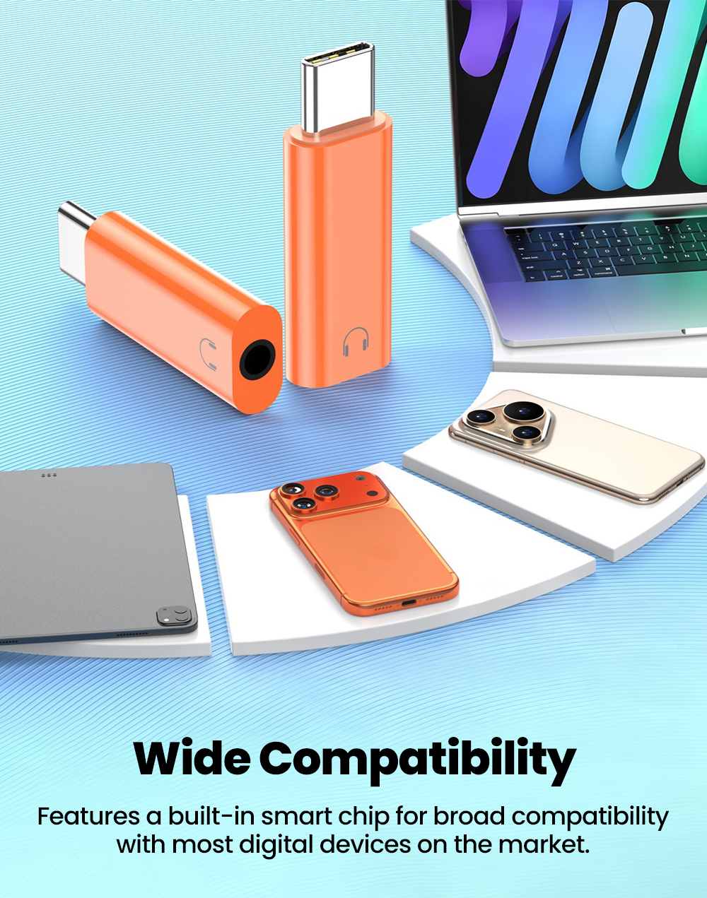 Type-C To 3.5MM Adapter Digital Type C To Earphone Jack Audio Cable DAC ...